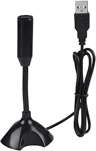 USB Microphone, Condenser Microphone Mini Desktop Microphone Plug and ...