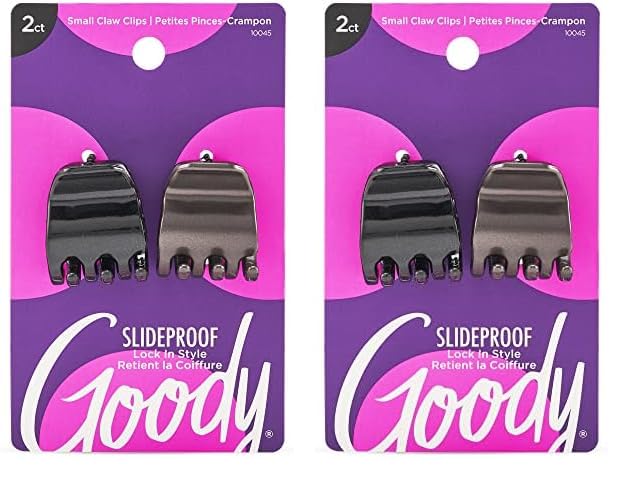 Amazon.com : Goody Classics Mini Claw Clips - All Hair Types - Great ...