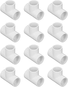 Amazon.com: Pvc Tee Pipe Fittings Tee Pipe Fitting Water Pipe Joints ...