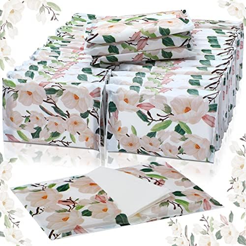 Amazon.com: 100 Pack Bulk Paw Print Facial Tissues Wallet Size Travel ...