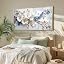 Framed Floral Canvas Wall Art, Modern 2D Flower Design with White ...
