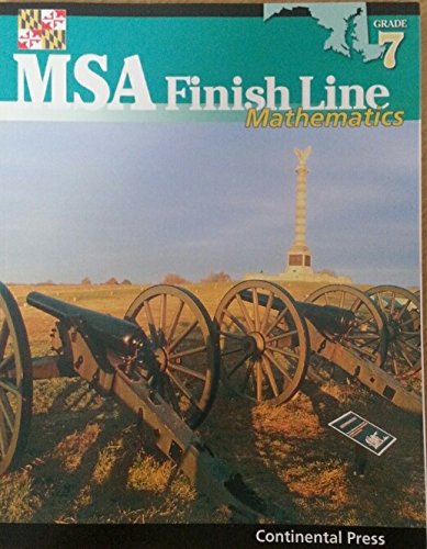 MSA Finish Line Mathematics GRADE 7 | Amazon.com.br