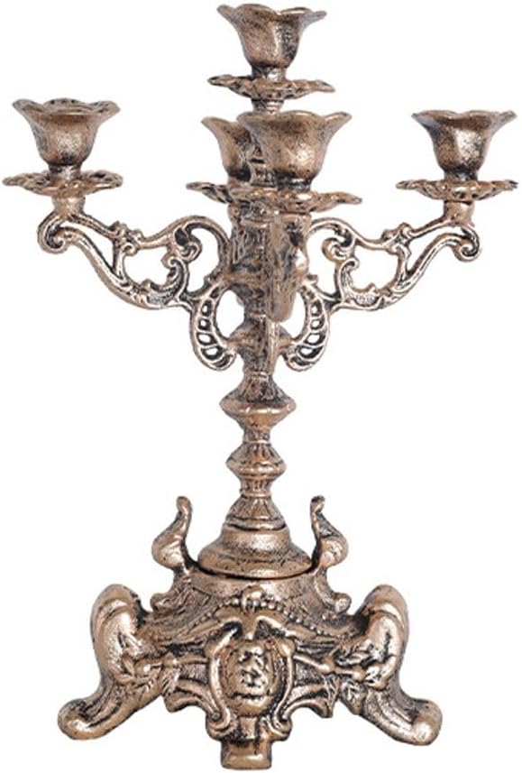 Amazon.com: Candlestick European Style Retro Design Candle Holder Home ...