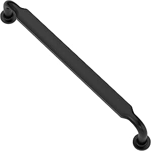 Alzassbg 6 Pack Matt Black Cabinet Handles, 6-1/4 Inch(160mm) Hole ...