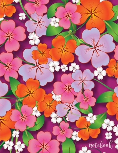 Notebook: Wild Wallflowers Garden, Notebook Journal (8.5 x 11): Joy ...