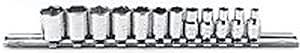 Stanley J47200 Proto 12-Piece 6 Point 1/4-Inch Drive Metric Socket Set ...