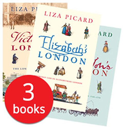 History of London Collection - 3 Books: Amazon.co.uk: Liza Picard ...