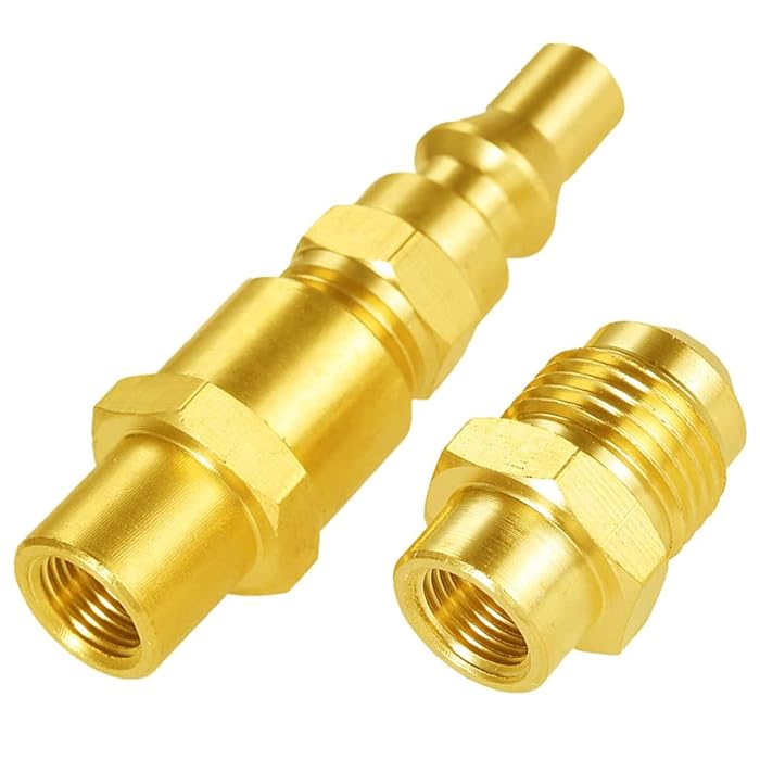 Buy Joywayus Brass 1/8" NPT Female x 1/4" Propane Quick Connect ...