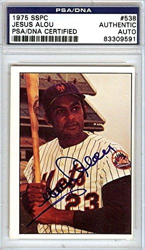 Jesus Alou Autographed 1975 SSPC Card #538 New York Mets #83309591 ...
