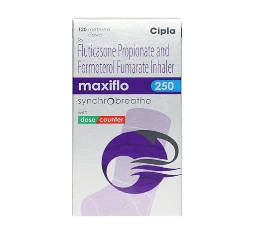 Maxiflo 250 Synchrobreathe - Bottle of 120 Metered Doses : Amazon.in ...