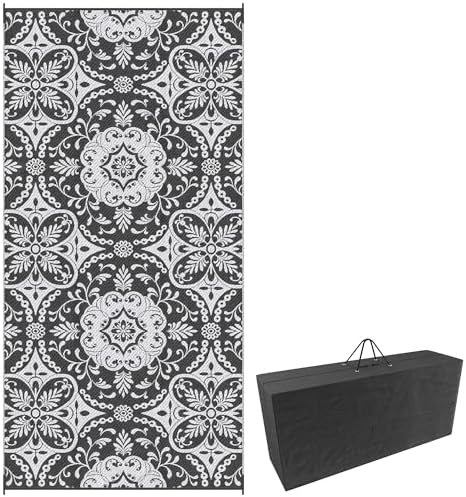 Amazon.com: GENIMO 9' x 18' Outdoor Rug Waterproof for Patio, Foldable ...