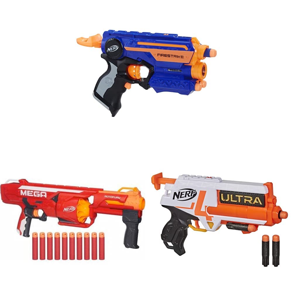 Buy Nerf N-Strike Elite Fire Strike Blaster, Ages 8 and Up, Multicolor ...