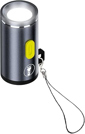 wengjack Type C Flashlight Without Battery Providing Bright LED Light ...