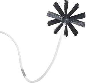 VEVOR 15.24M Dryer Vent Cleaner Kit, 37 Pieces Duct Cleaning Brush ...