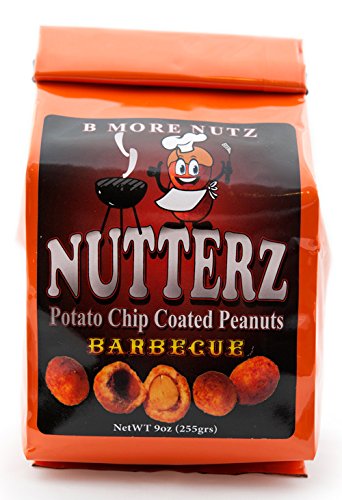Amazon.com: Nutterz Barbeque Potato Chip Coated Peanuts - 9 Ounce