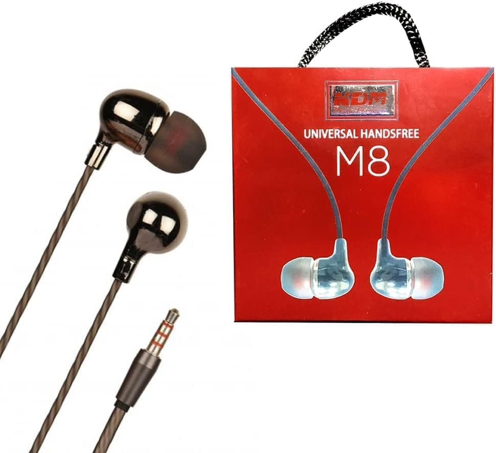 KDM M8 Wired In Ear Earphone with Mic (Transparent) : Amazon.in ...