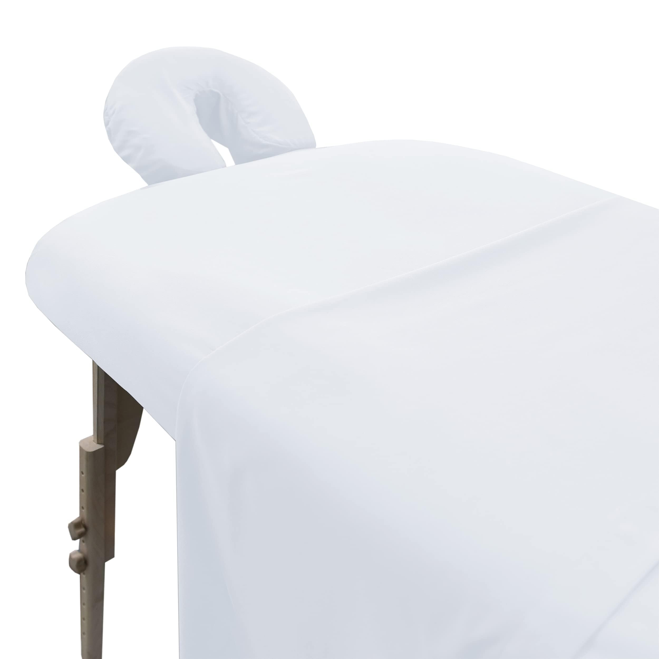Amazon.com: LONDON LINENS Pack of 2 Soft Microfiber Massage Table ...