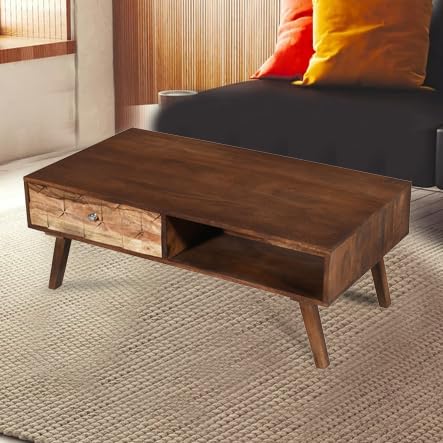 AADHAR Coffee Table Netural Finish Modern Design Center Table Couch ...
