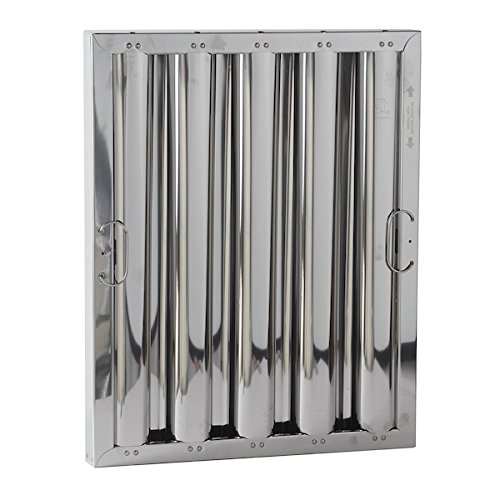 Amazon.com: HOODMART 20x16 Hood Filter, Stainless Steel Baffle Filter ...