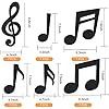 Amazon.com: 42 Pcs Music Notes Cutouts Musical Party Decorations Music ...