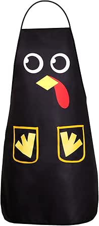 Amazon.com: chiazllta Turkey Apron Thanksgiving Cooking Chef Apron with ...