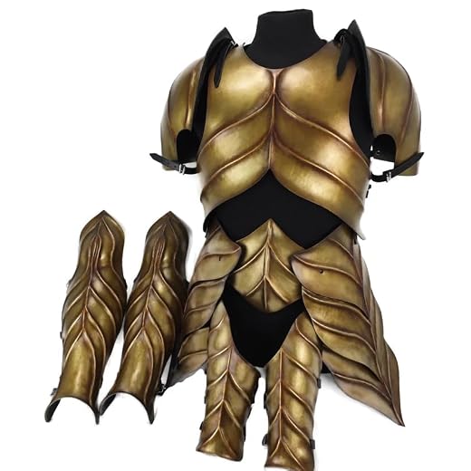 Medieval Elven, high elf armor, fantasy arm larp armour Halloween ...