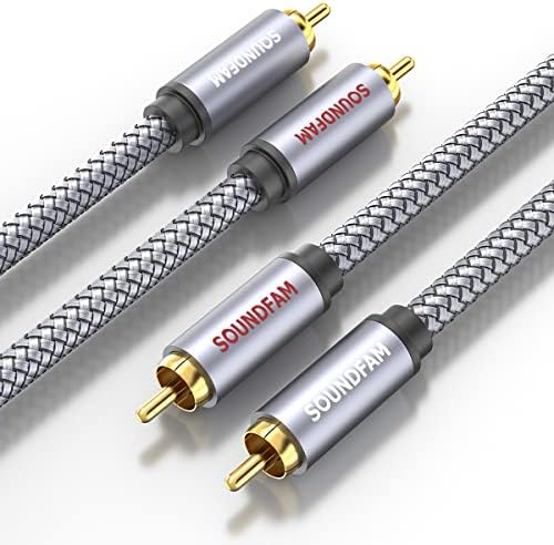 Amazon.co.jp: RCA Cable 1M,SOUNDFAM 2RCA Male to 2RCA Male RCA Audio ...