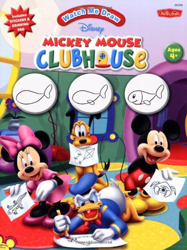 Mickey Mouse Clubhouse [With Stickers and Drawing Pad] (Watch Me Draw ...