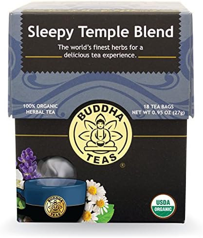 Amazon.com : Buddha Teas - Sleepy Temple Blend - Organic Herbal Tea ...