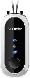 Amazon.com: Personal Air Purifier Necklace, Wearable Negative Ion ...