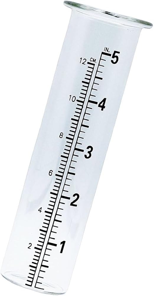 Easy to read large font innovative 3 structure rain gauge outdoor rain ...