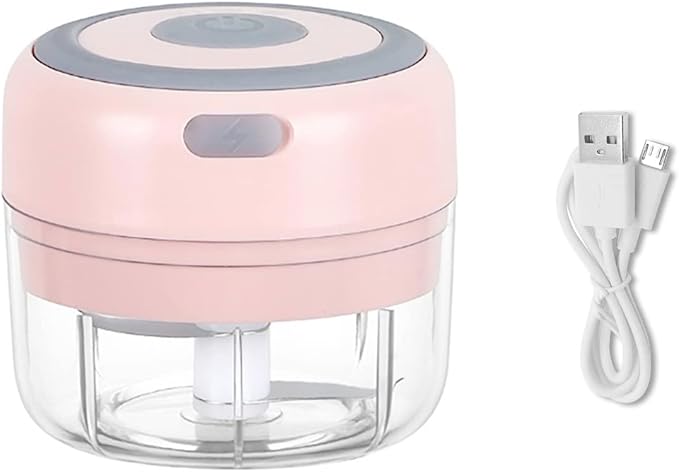 Amazon.com: Electric Mini Garlic Chopper, Portable Food Processor ...