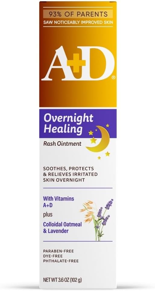 Amazon.com: A+D Overnight Healing Diaper Rash Ointment - Soothes ...