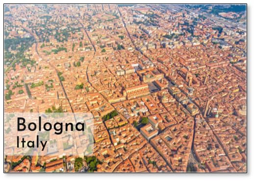 Mapa De La Ciudad De Bolonia Mapa Turístico De Bolonia: Puntos De