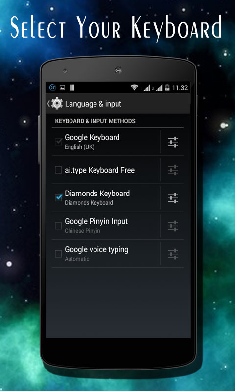 Diamonds Keyboard - App on Amazon Appstore