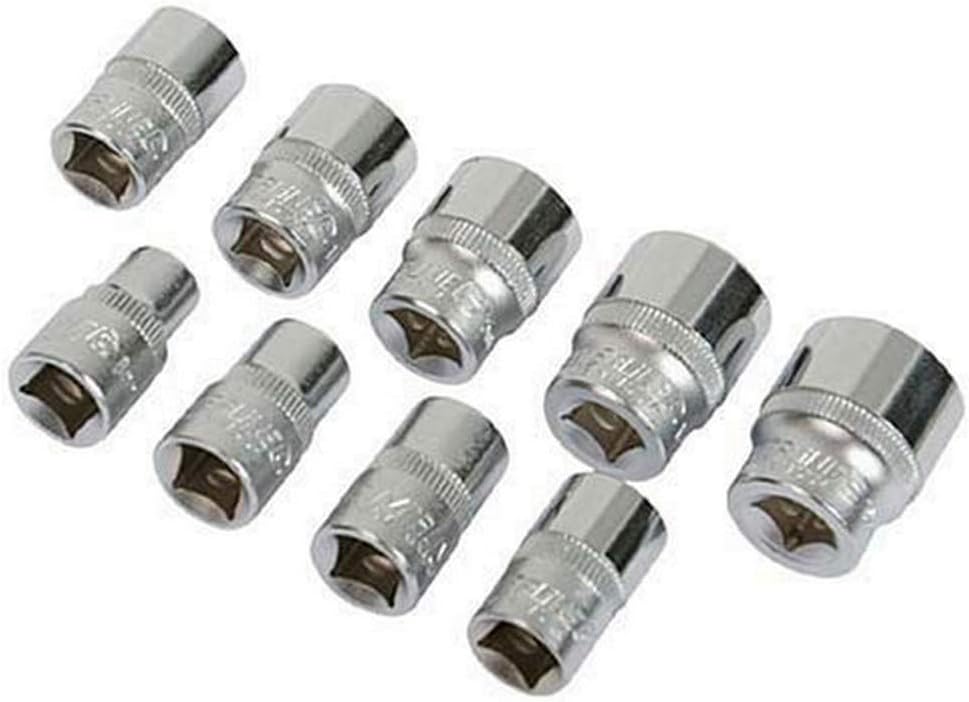 Amazon.com: Silverline 675084 Socket Set 3/8-inch Drive Metric, 9-Piece ...