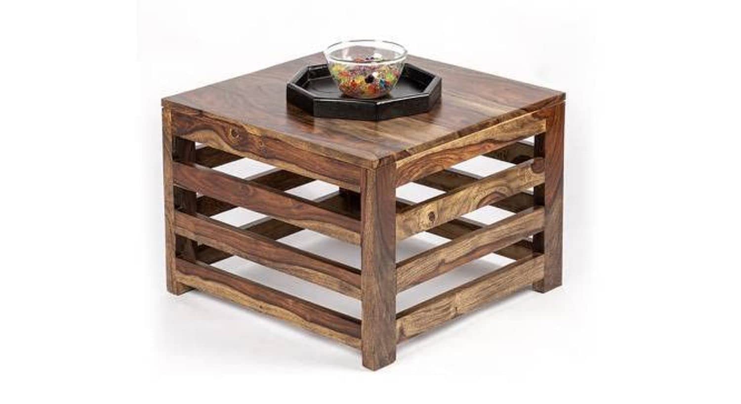Porash Furniture Sheesham Wood Coffee Table for Living Room Bedroom ...