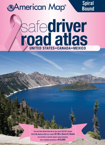 American Map Safe Driver Road Atlas: United States - Canada - Mexico ...