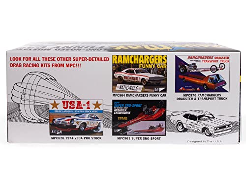 MPC Blue Max Long Nose Mustang Funny Car 1:25 Scale Model Kit - Scale ...