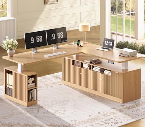 REVIEW: Huuger 55 x 24 inch Desk with Power Outlets & USB-C – A Long ...