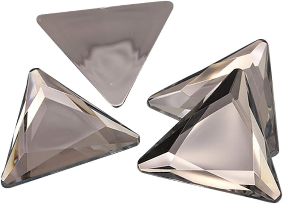 Amazon.com: 45mm Crystal A01 Flat Back Triangle Acrylic Jewels Pro ...