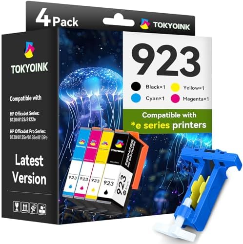 Amazon.com: 923 Ink Cartridges Combo Pack Replacement for HP 923 HP923 Ink Cartridge Work for ...