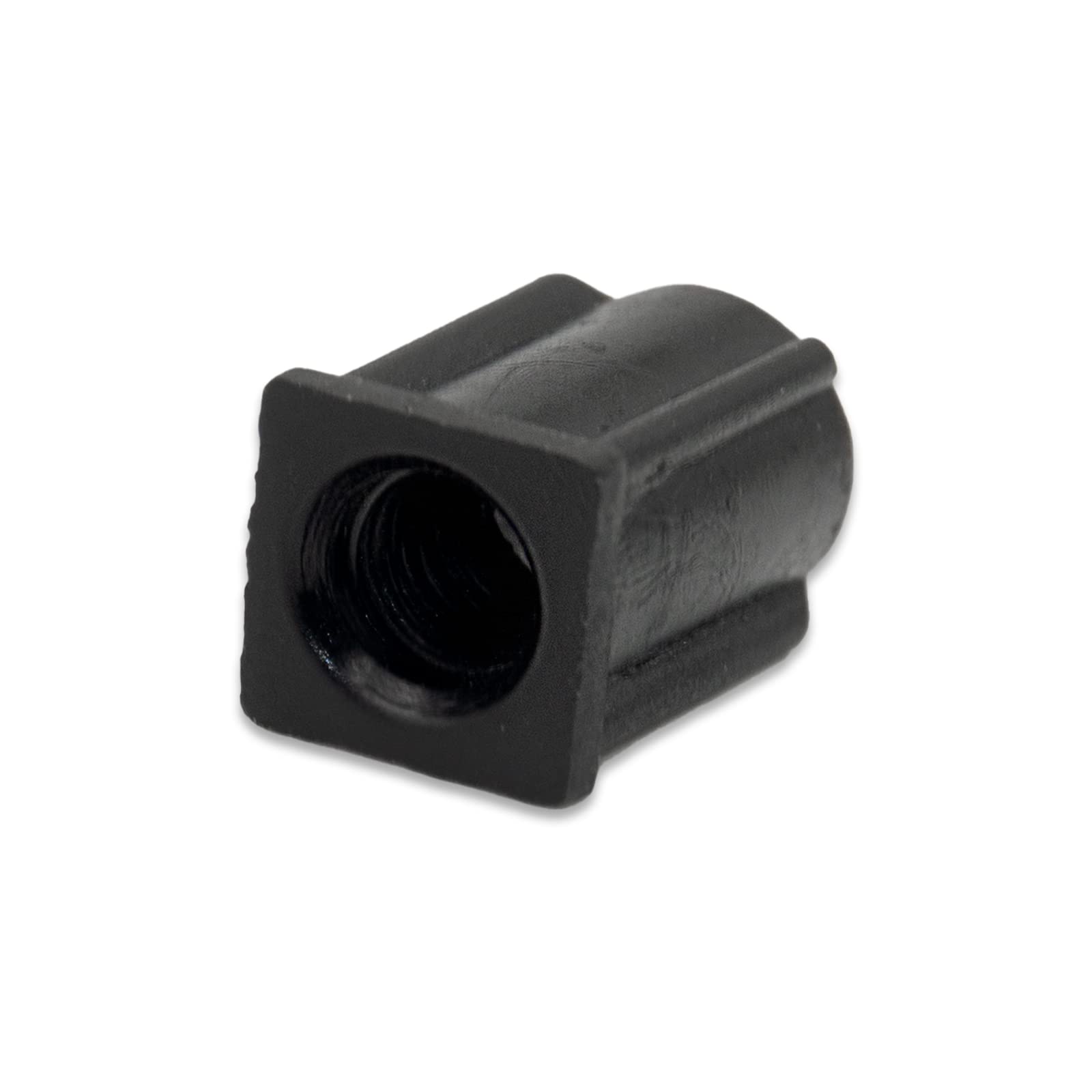 Snapklik.com : Black M5 Threaded Plastic Plugs Square Tube End Caps ...