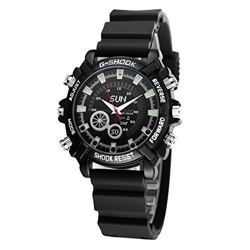 Buy AMZ AIGO HD 1080P 4GB Waterproof Watch Infrared Video Camera Hidden ...