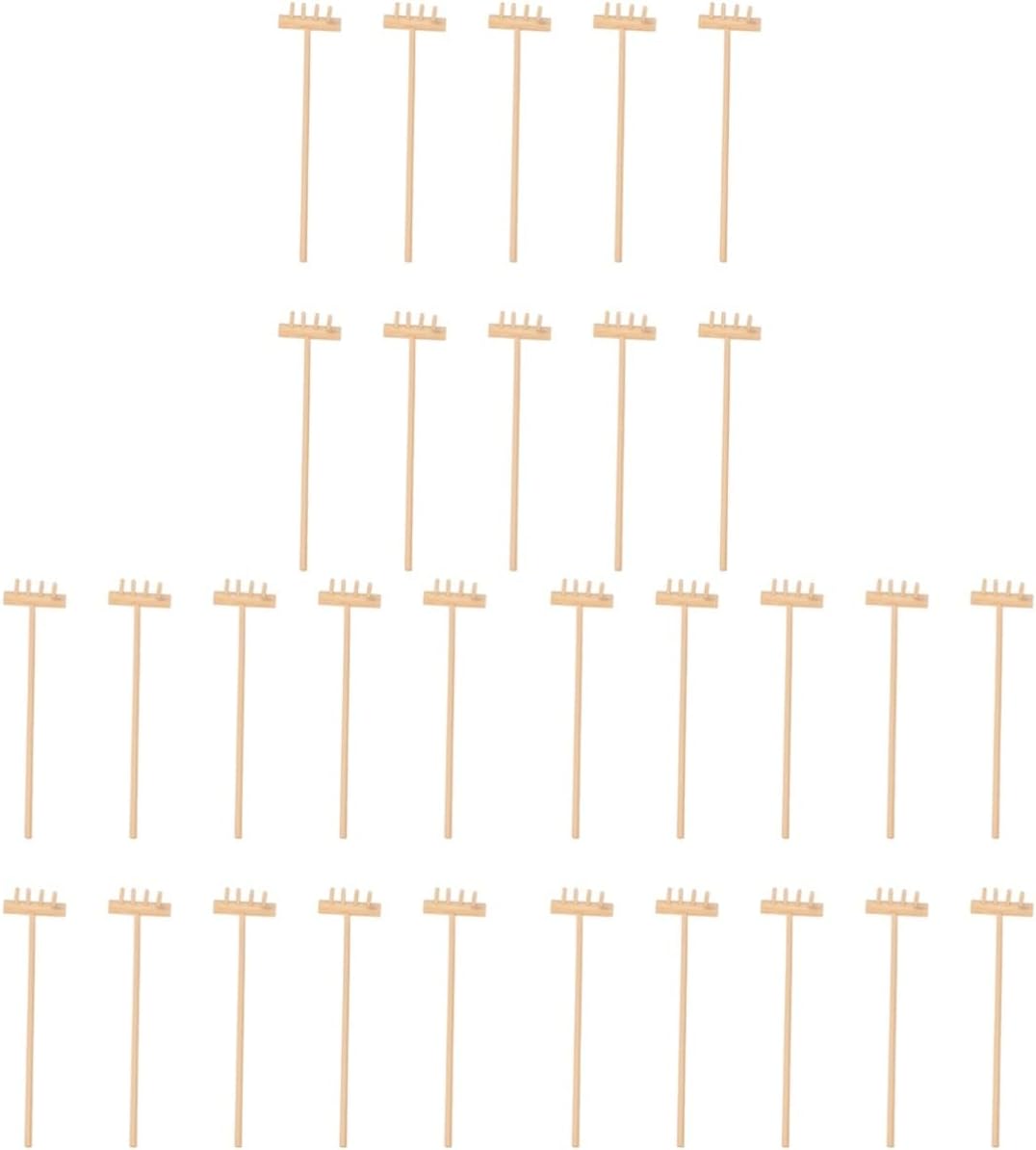 Amazon.com: YARNOW 30 pcs Mini Zen Mini Zen Sand rakes Bamboo rake Zen ...