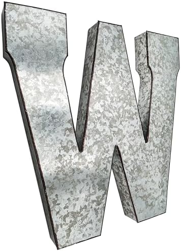 Amazon.com: XXL 14" Galvanized Metal and Wood Industrial Home and ...