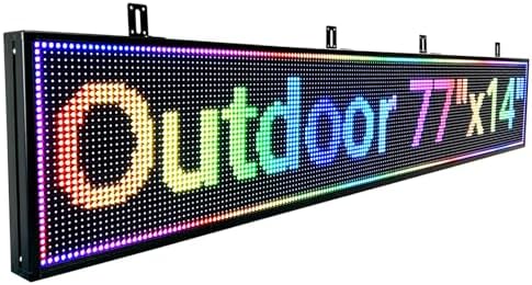 Amazon.com : P10 Scrolling Programmable Led Sign For Business Custom ...