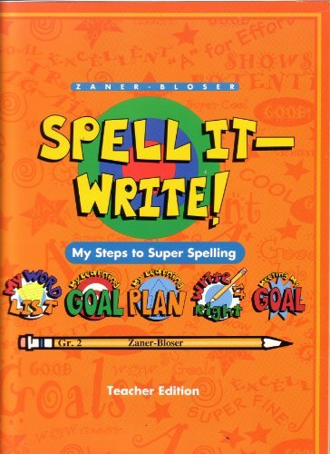 Spell It - Write! Grade 2 , Teacher's Edition: Karen R. Harris, Ed.D ...