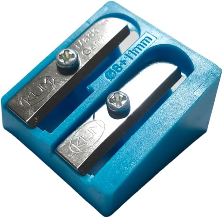 KUM KM101A 410K Pencil Sharpener Wedge Twin Blue : Amazon.in: Office ...