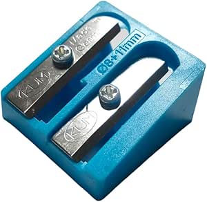 Amazon.com : KUM KM101A 410K Pencil Sharpener Wedge Twin Blue : Office ...